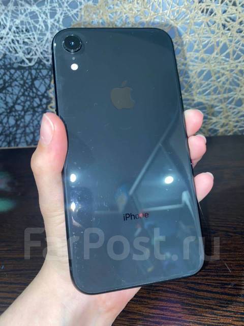 Apple iPhone XR, 128 гб, 6.10", моноблок, черный, 4G LTE, б/у, в ...