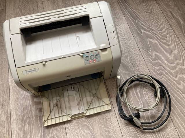 Принтер лазерный HP LaserJet 1018, б/у, в наличии. Цена: 2 000₽ во ...