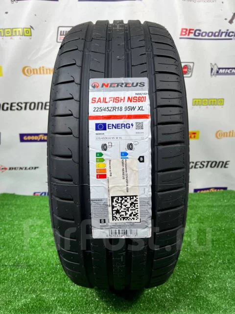 Nereus NS601, 225/45 R18 101H, 18", 1 шт, 225 мм, 45 %, радиальный ...