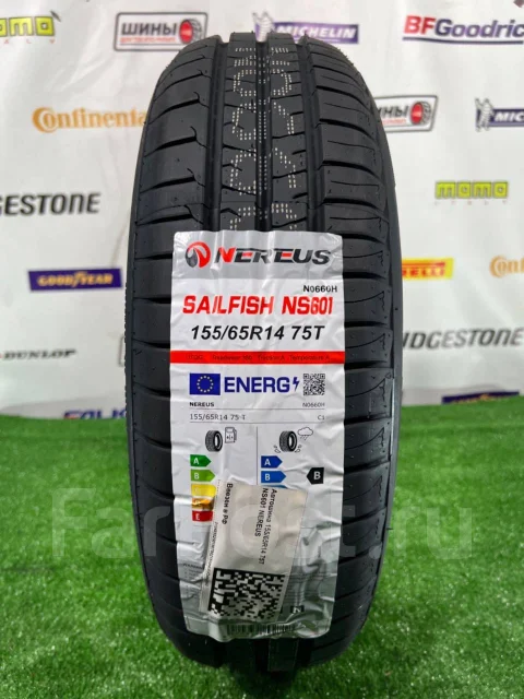 Nereus NS601, 155/65 R14 75T, 14", 1 шт, в наличии, 155 мм, 65 % ...