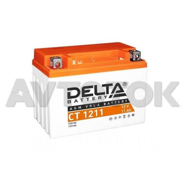 Аккумулятор Delta CT1211 емк.11А/ч; п. т.210А, новый, в наличии. Цена ...