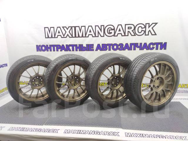 Комплект отличных летних колес Rays Volk Racing SE37 на резине 2020, 17 ...