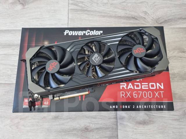 Видеокарта PowerColor Radeon RX 6700 XT Red Devil 12GB, б/у, в наличии ...
