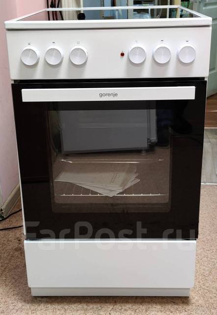 Электрическая плита Gorenje GEC5A12WG-B белый, новый, в наличии. Цена ...