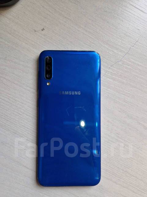 Samsung galaxy A50, 64 гб, 6.40", моноблок, синий, б/у, в наличии. Цена ...