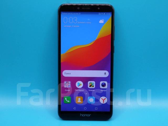 Телефон Honor 7a pro 2/16GB/3000 мАч, 16 гб, 5.70", б/у, в наличии ...