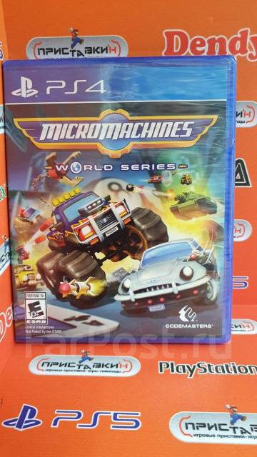Игра Micro Machines World Series (PS4, PS5 анг вер) Приставкин, диск ...
