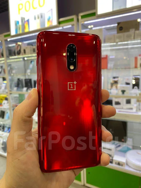 OnePlus 7 8 + 256Gb Red. Отличное состояние, 6.41", моноблок, красный ...