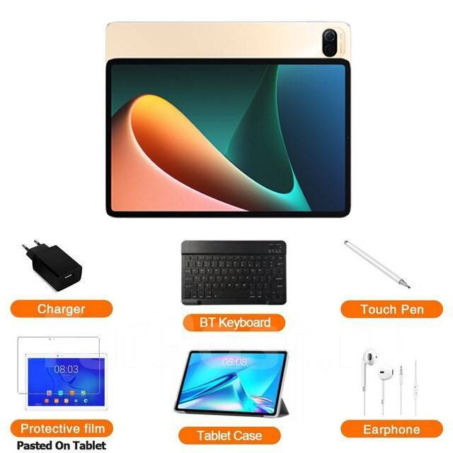 Планшет Pad 5 Pro 12/512Гб с двумя SIM-картами Snapdragon 845, 10.5 ...
