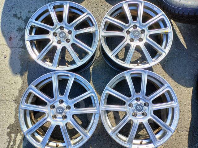 Японские литые диски Enkei R17 5-100, 17", 1 шт, 5x100, 73,1 мм. 4 шт ...