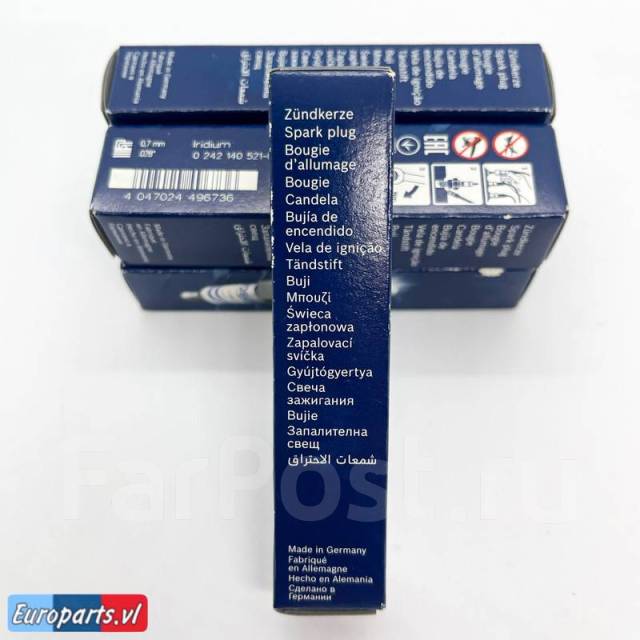 Свечи зажигания Bosch для Mercedes C-class (W204, W203), E-class (W211 ...