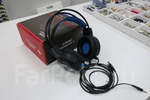 Наушники игровые с подсветкой, новые, game headset, новый, в наличии ...