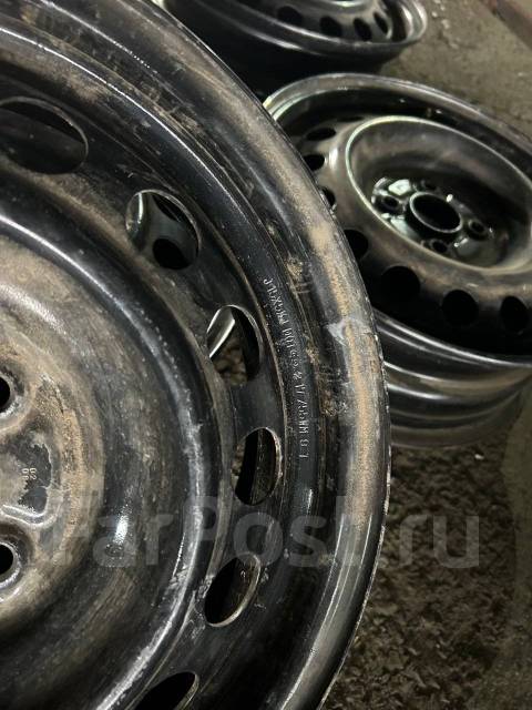 Диски 15, Topy, 15", 1 шт, 4x100, штампованные, 4 шт, б/у, в наличии ...