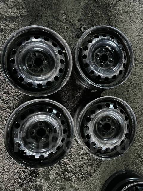 Диски 15, Topy, 15", 1 шт, 4x100, штампованные, 4 шт, б/у, в наличии ...
