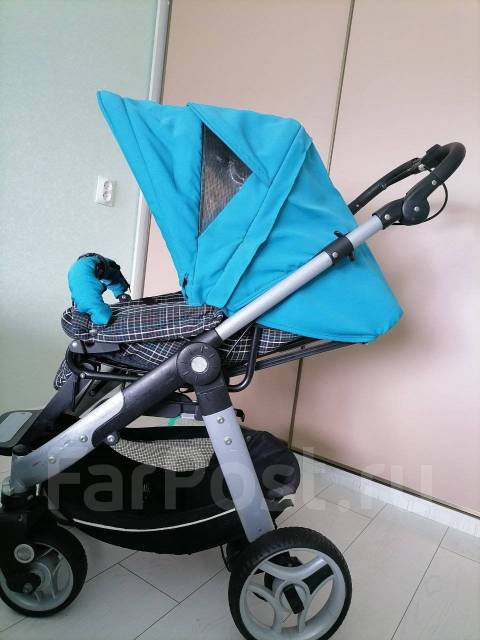 Коляска Teutoniya Cosmo 2в 1, б/у, в наличии. Цена: 3 500₽ во Владивостоке