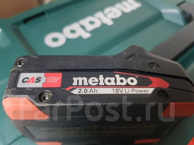 Аккумулятор батарейка шуруповерта Metabo 18V, 2.0Ah Hi-Power! Оригинал ...