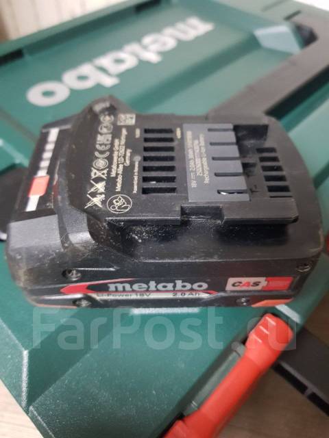 Аккумулятор батарейка шуруповерта Metabo 18V, 2.0Ah Hi-Power! Оригинал ...