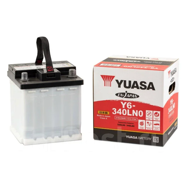 Аккумулятор Yuasa MF Series Y6-340LN0, EFB, обратная (левое), 38 А.ч ...