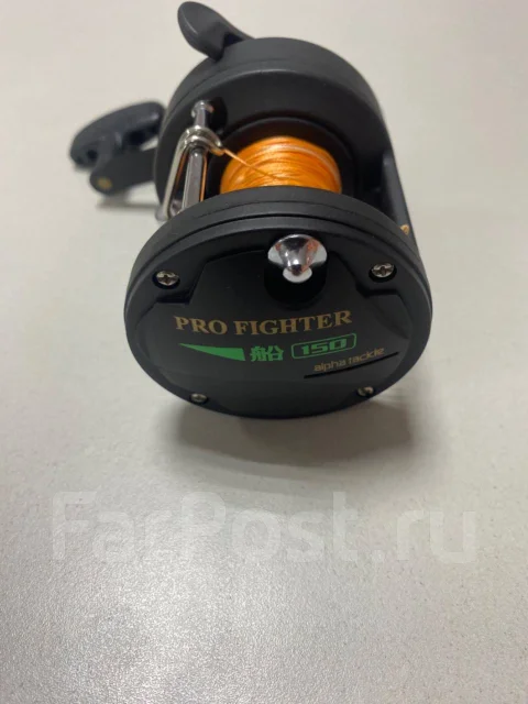 Катушка мультипликаторная Alpha tackle pro fighter 150 (трещетка), б/у ...