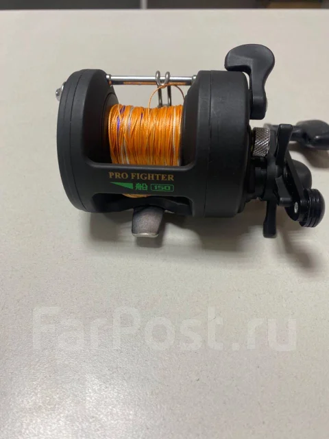Катушка мультипликаторная Alpha tackle pro fighter 150 (трещетка), б/у ...