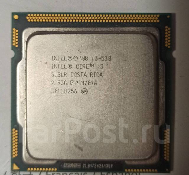 Процессор intel Core I3-530 Socket LGA 1156, б/у, в наличии. Цена: 1 ...
