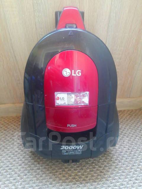 Пылесос LG VC23201NNTP без мешка для сбора пыли компактный и мощный, б ...