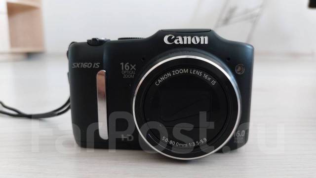 Продам фотоаппарат, Canon PowerShot SX160 IS, 15 - 19.9, 14х и более, б ...
