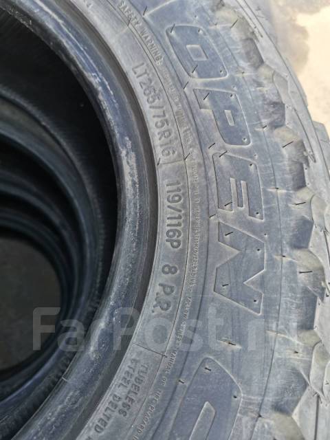 Toyo Open Country M/T, 265/75 R16, 16", 1 шт, в наличии, 265 мм, 75 % ...