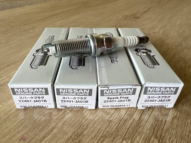 Свечи зажигания Dilkar6A11 22401-JA01B Nissan 4ШТ купить во ...