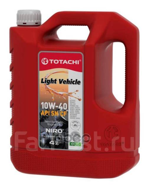Моторное Масло Totachi Niro Lv Semi-Synthetic Sae 10W-40 Api Sp/Sn Plus ...