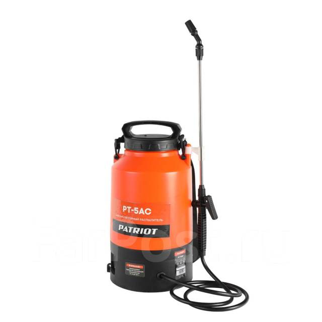 Опрыскиватель 5л, аккумуляторный, Patriot PT-5AC, новый, в наличии. Цена: 3 130₽ в Переяславке-2