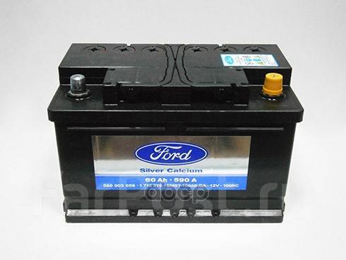 Аккумулятор Ford Focus/Kuga/Mondeo 60 Ah 590A FORD арт. 2375059 ...
