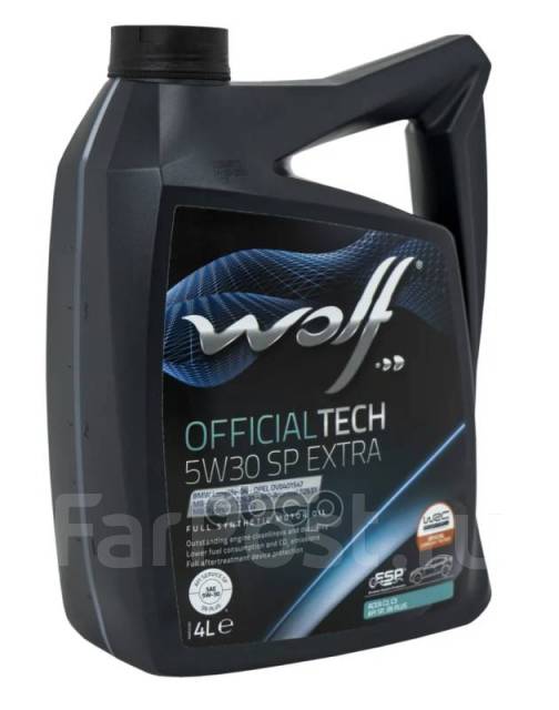 Wolf Wolf Officialtech 5W30 Sp Extra Масло Моторное Синт. (4L) Wolf ...