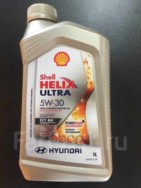 Масло Моторное Синтетическое Shell Helix Ultra Ect Ah 5W-30 (1Л) Shell ...