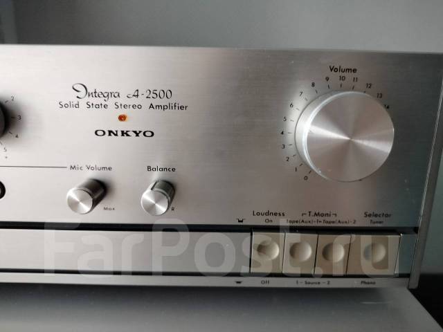 Усилитель Onkyo Integra A-2500 Япония 100 вольт, б/у, в наличии. Цена ...