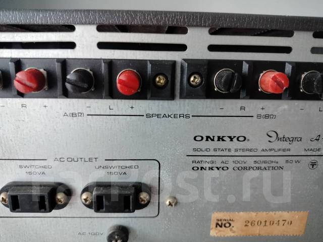 Усилитель Onkyo Integra A-2500 Япония 100 вольт, б/у, в наличии. Цена ...