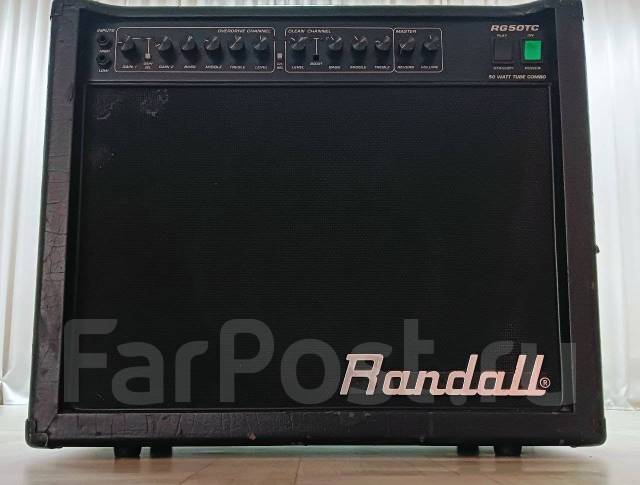 Ламповый гитарный комбоусилитель Randall RG50TC, б/у, под заказ. Цена: 31 000₽ во Владивостоке