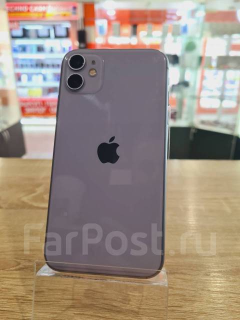 iPhone 11 128 гб, фиолетовый, 4G LTE, NFC, б/у, в наличии. Цена: 21 000 ...