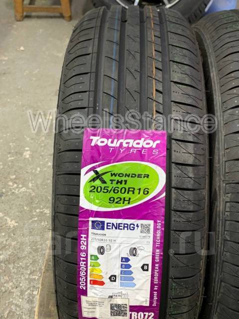 Toyota R16 5*100 6j et45 + 205/60R16 Tourador wonder TH1 2023г, 16", 1 шт, 205 мм, 60 %. Цена ...