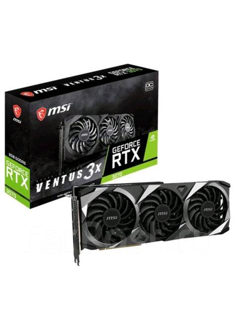 Видеокарта MSI RTX 3070 8gb, б/у, в наличии. Цена: 32 990₽ в Хабаровске