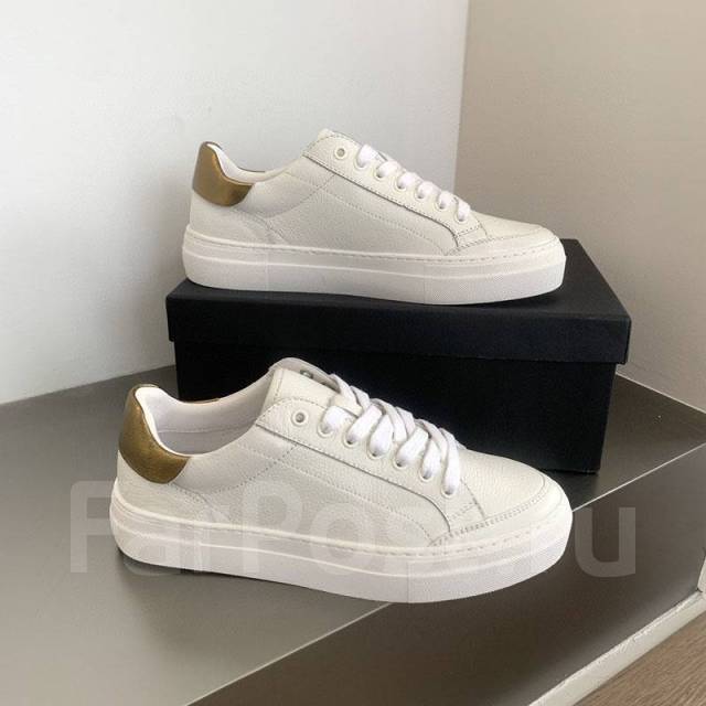 Кожаные белые кеды Massimo Dutti, 35, 36, 37, 38, 39, 40, 41, демисезон ...