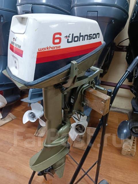 Продам лодочный мотор Johnson 6л. с нога S, 6,00 л.с. S (381 мм ...
