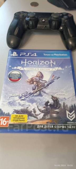 Игра horizon zero dawn (хорайзен) (ps4-ps5) диск (б/у) рус. язык, Sony ...