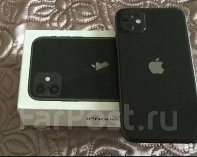 Продам телефон, Apple iPhone 11, 128 гб, 6", моноблок, черный, 4G LTE ...