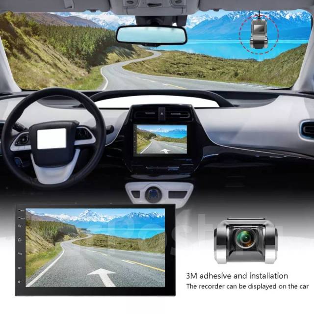 Магнитола Android Андроид +камера заднего хода +видеорегистратор ADAS ...