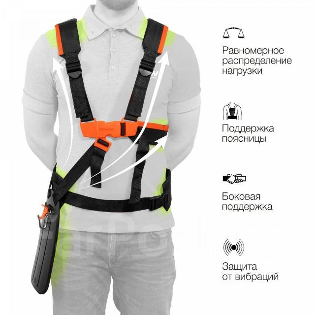 Триммер бензиновый Daewoo DABC 520 PRO (3 л. с, цельный вал), под заказ ...