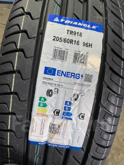 Triangle TR918, 205/60 R16 96H, 16", 4 шт, в наличии, 205 мм, 60 % ...