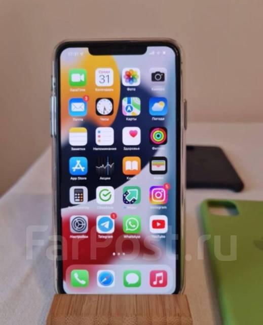 iPhone 11 Pro Max 256 GB, зеленый, 3G, 4G LTE, Защищенный, NFC, б/у, в ...