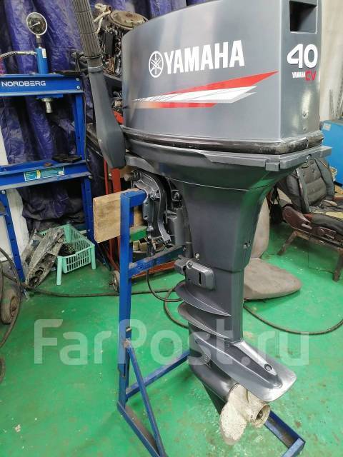 Yamaha 40 CV, 40,00 л.с. L (508 мм), бензиновый, 2-тактный, дистанционное, гребной винт, б/у, в ...