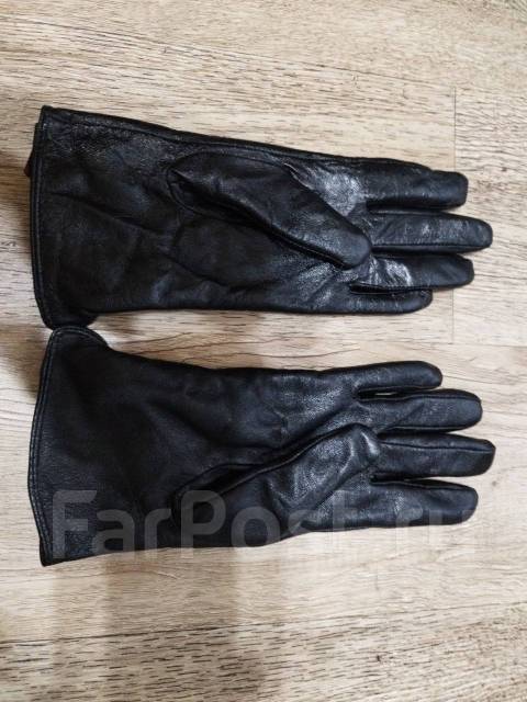 Перчатки женские, зимние, черные, кожаные, р.8, новые, для женщин ...